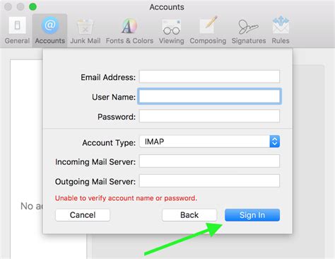 Manual Configure Mac Email Account Patriotdamer