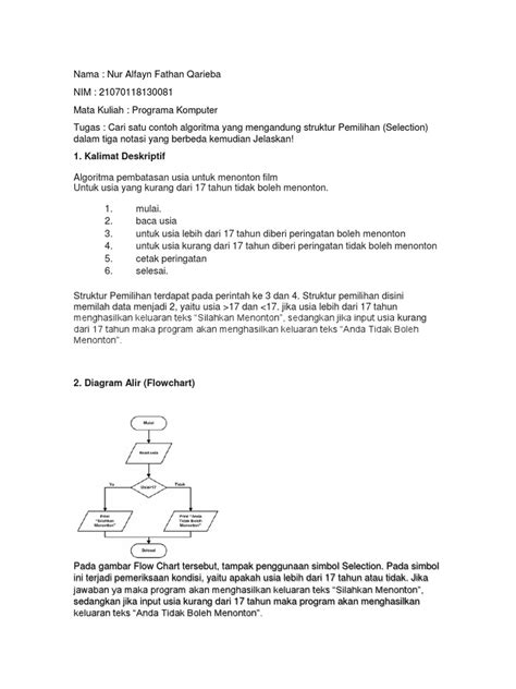 Algoritma Selection Pdf