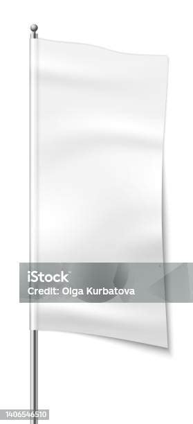백색 섬유 배너입니다 거 빈 직물 플래그 캔버스 천으로 벡터 세트 배너 광고 판매 리본 가로 템플릿 0명에 대한 스톡 벡터 아트 및 기타 이미지 Istock