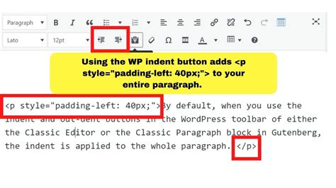 How To Indent The First Line Of A Wordpress Post