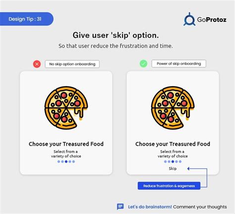 Give User Skip Option Ux Design Principles Ui Design Principles Ui