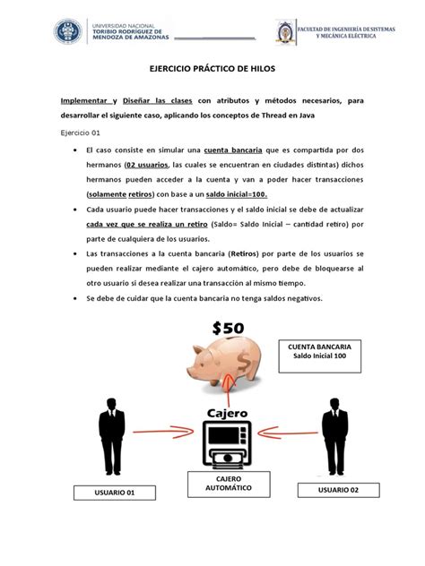Ejercicio Práctico De Hilos Pdf Hilo Computación Objeto