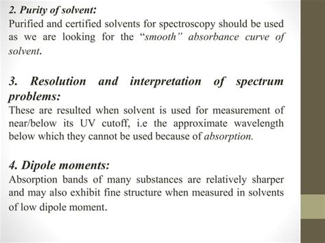 Effect Of Solvent PPTX