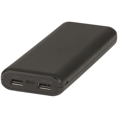 Powertech 15 600mah Portable Power Bank With Usb Type C And Dual Usb A