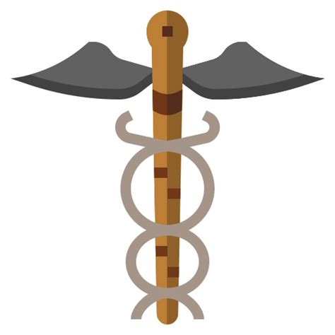 Caduceus Generic Color Fill Icon