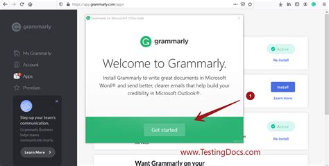 How To Add Grammarly To MS Word And Outlook TestingDocs Com