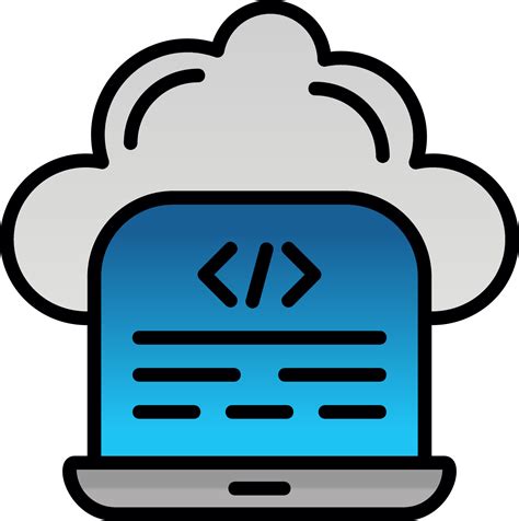 Cloud Coding Vector Icon Design 15807926 Vector Art At Vecteezy