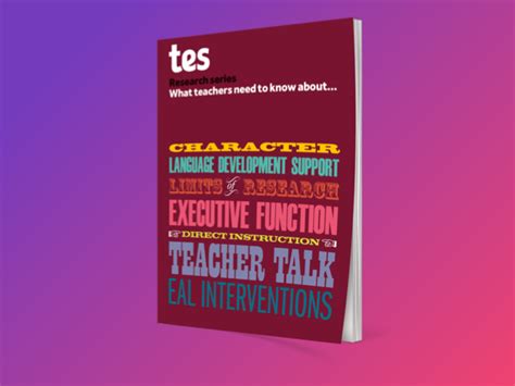 Tes Research series: volume three | Teaching Resources
