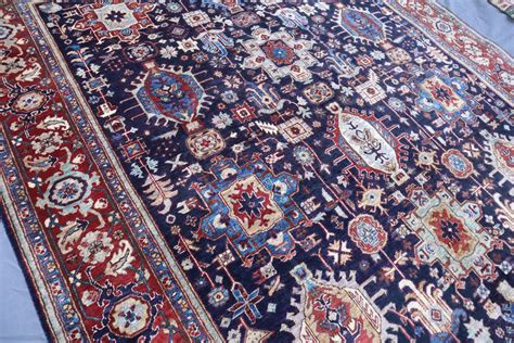 7x9 Ft Modern Looks Dark Blue Chobi Rug Dark Blue Hand Knotted Veg