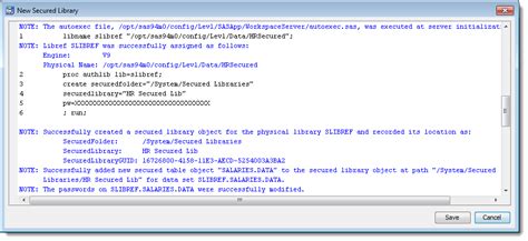 Creating A Metadata Bound Library With Sas 94
