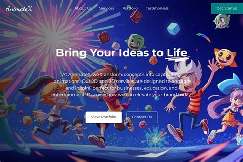 Best Animator Website Template