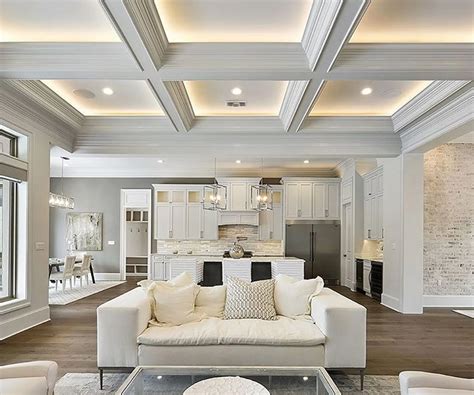 Contemporary Coffered Ceiling