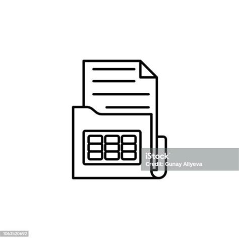 문서 암호 아이콘이 있는 폴더입니다 모바일 개념 및 웹 응용 프로그램에 대 한 데이터 보안 아이콘의 요소입니다 웹 및 모바일 문서 암호 아이콘으로 얇은 라인 폴더를 사용할