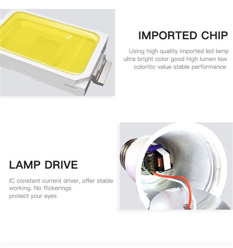 Led Bulb E W Light Bulb Led V Lampu Mentol Led Rumah Bulat Ceiling Lamp