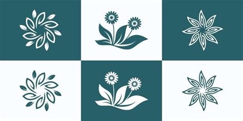 Premium Vector Abstract Tree Logo Set Design Template Collection Of Tree Inspirations Logotype