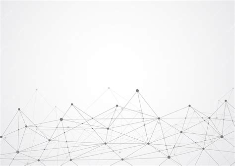 Premium Vector Abstract Polygonal Space Background With Connecting Dots And Lines Vector