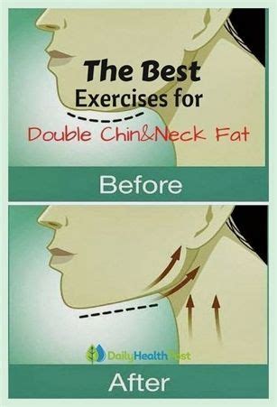The Best Exercises For Getting Rid Of That Unwanted Double Chin Exercise Double Chin