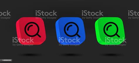 색상 검색 아이콘 모음입니다 검은색 배경에 분리된 3d 벡터 0명에 대한 스톡 벡터 아트 및 기타 이미지 0명 3차원 형태 검색 Istock