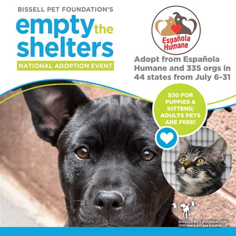 Española Humane Teams Up With Bissell Foundation For Empty The