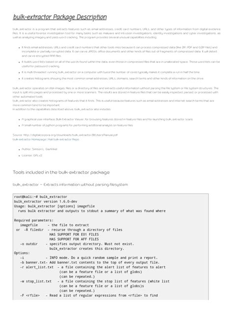 Forensics 22 Bulk Extractor Pdf Zip File Format Computer File