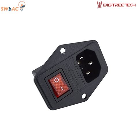 15a 250v Power Switch Ac 3pin Ac Power Socket With Red Triple Rocker Switch Kuwait 3d Printing