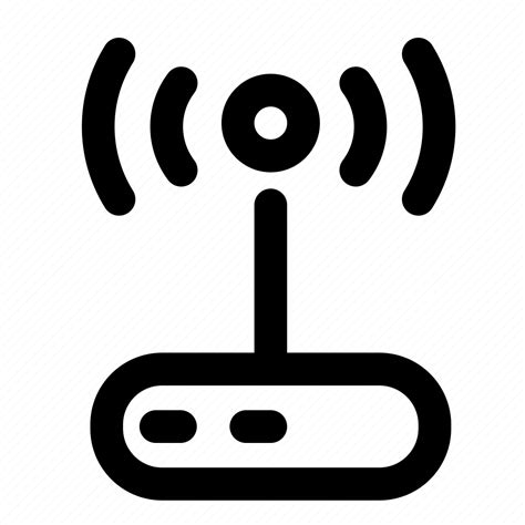 Internet Router Signal Wi Fi Icon Download On Iconfinder
