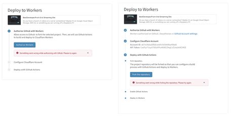 Document Potential Error States Display Errors To User · Issue 16 · Cloudflaredeployworkers