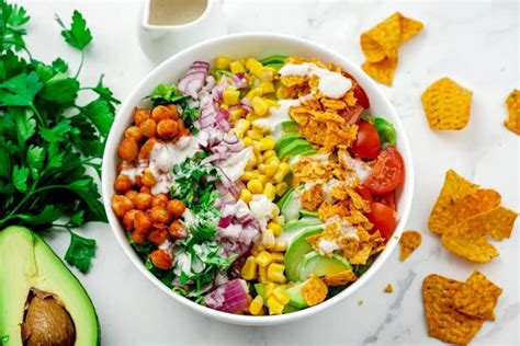 Vegan Bbq Chickpea Chopped Salad The Cheeky Chickpea