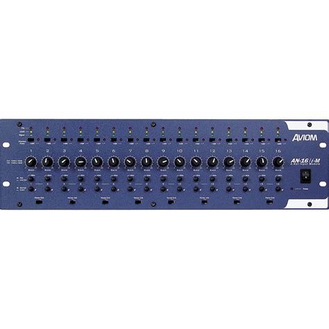 Aviom AN 16 I M 16 Channel Mic And Line Level Input Module Musician S Friend