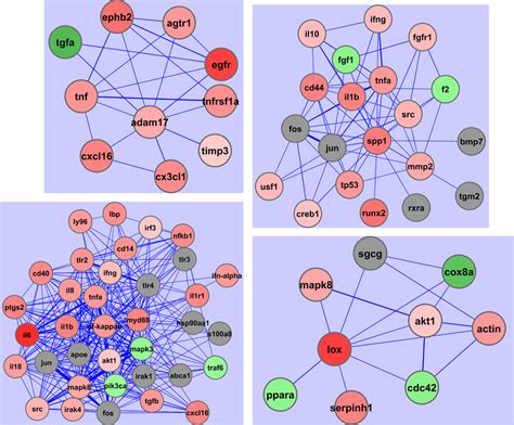 Highly Ranked Nexus Gene Subnetworks A Medline Based Association