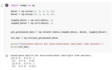 Numpy Python Calculating Auto Covariance Askpython