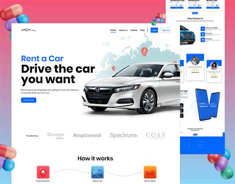 Car Rental Website UI Design In Figma Behance