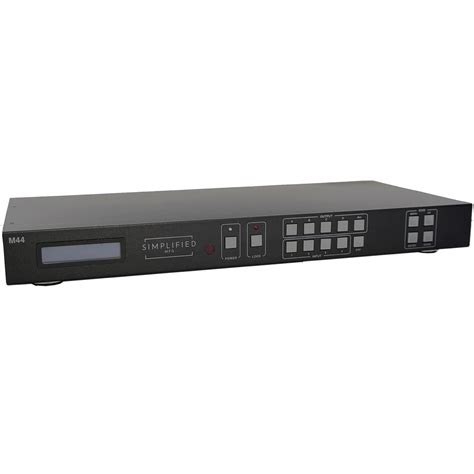 simplified m44 4x4 hdmi matrix switch m44 bandh photo video