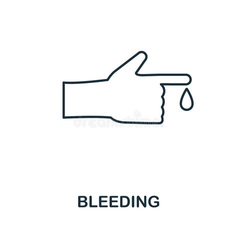 Bleeding Icon Simple Element From Medical Services Collection Filled