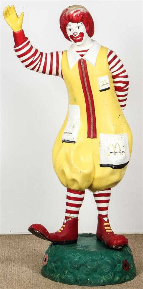Vintage Life Size Ronald Mcdonald Statue
