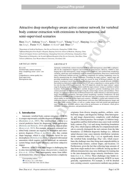 pdf attractive deep morphology aware active contour network for