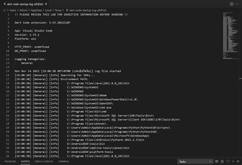 i am seeing this error message · issue 4265 · dart code dart code · github