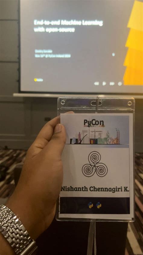 Nishanth Chennagiri Keerthi On Linkedin Pyconireland Python Ai