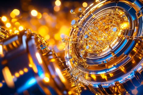 This Artwork Illustrates The Advanced Components Of Quantum Computing