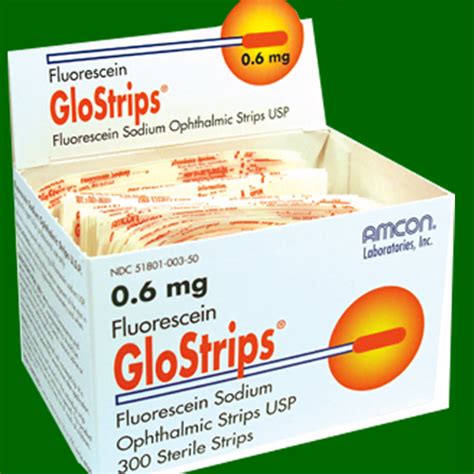 Fluorescein Glo Strips