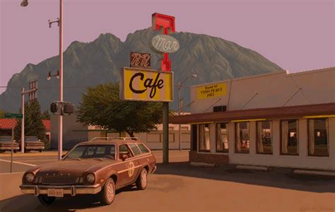 Twin Peaks Double R Diner Recreated In Pixel Art By Pixelturkey On Newgrounds