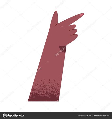 Afro Hand Human Indexing Stock Vector By ©yupiramos 552960146