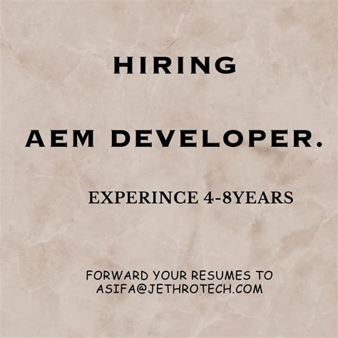 Asifa Jethro On Linkedin Aemdeveloper Aem Adobeexperiencemanager Cms