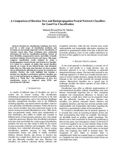 Pdf A Comparison Of Decision Tree And Backpropagation Neural Network