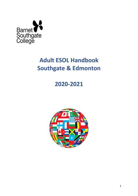 Adult Esol Handbook 2020 2021 By Hughes Design Issuu