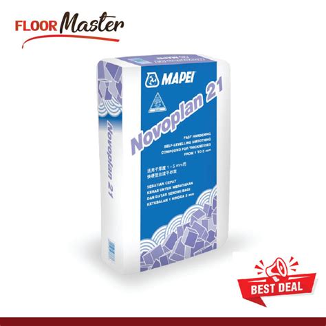 Self Leveling Compound Mapei Novoplan 21 自流平 Lazada