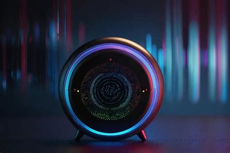 Digital Voice Assistant Device Premium Ai Generated Image