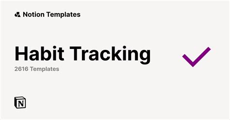 Top Habit Tracking Templates From Notion Notion Marketplace