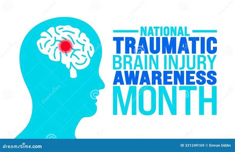 Traumatic Brain Injury Line Icon Head Injury Treatment Vector Signs