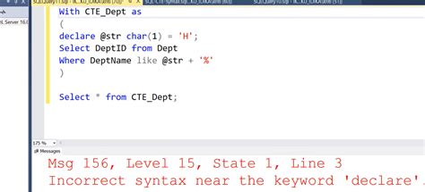 Sql Cte Follow These 5 Rules While Creating A Cte Avoid These Mistakes